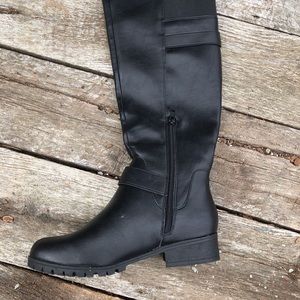Universal Thread | Shoes | Universal Thread Black Kota Tall Boots ...